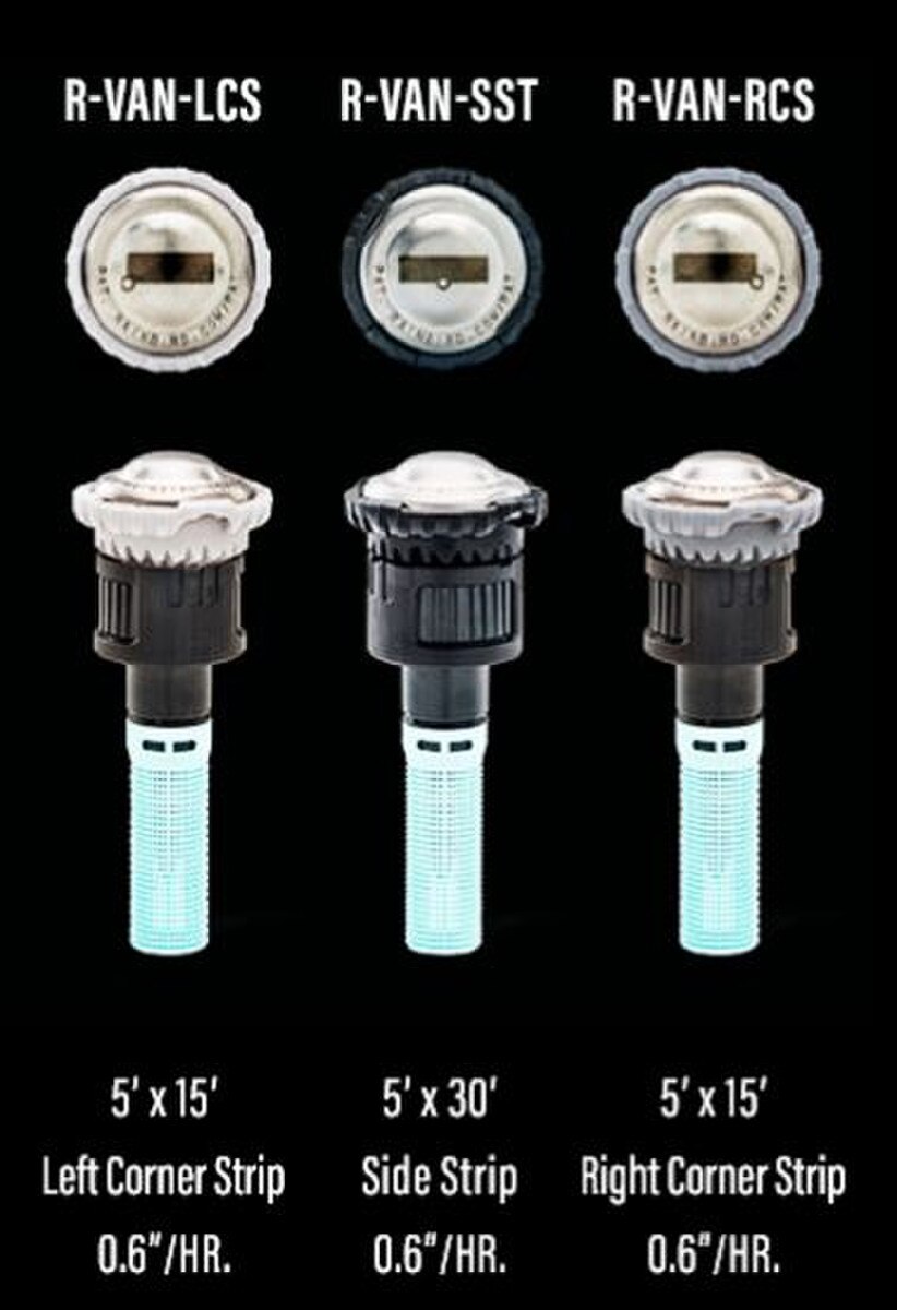Rain Bird R-Van (Rotary Adjustable Nozzle - Strip Patterns)