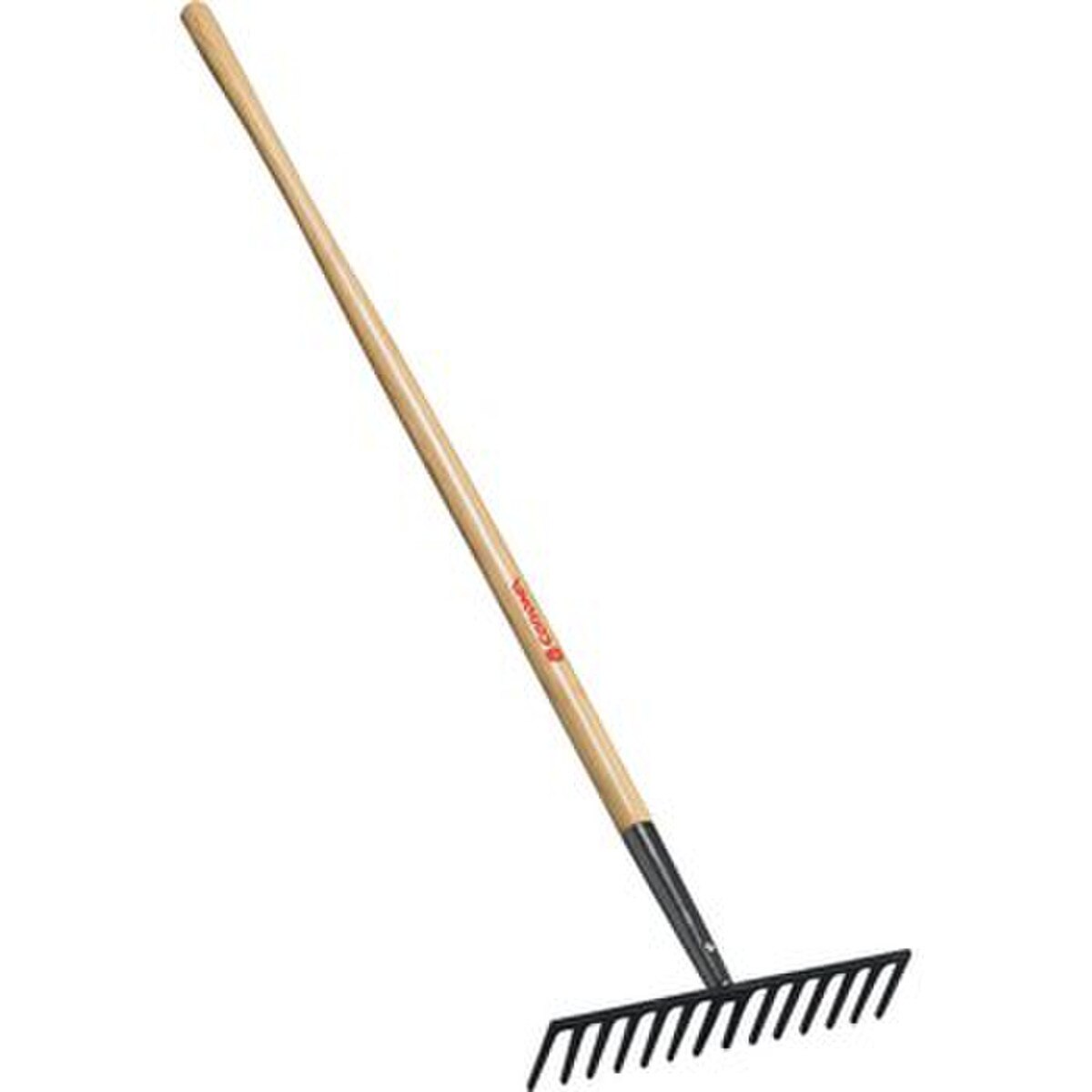 Level Head Rake - 16 Inch - FORGED, 14 Tines, 60 Inch Ash Wood Handle